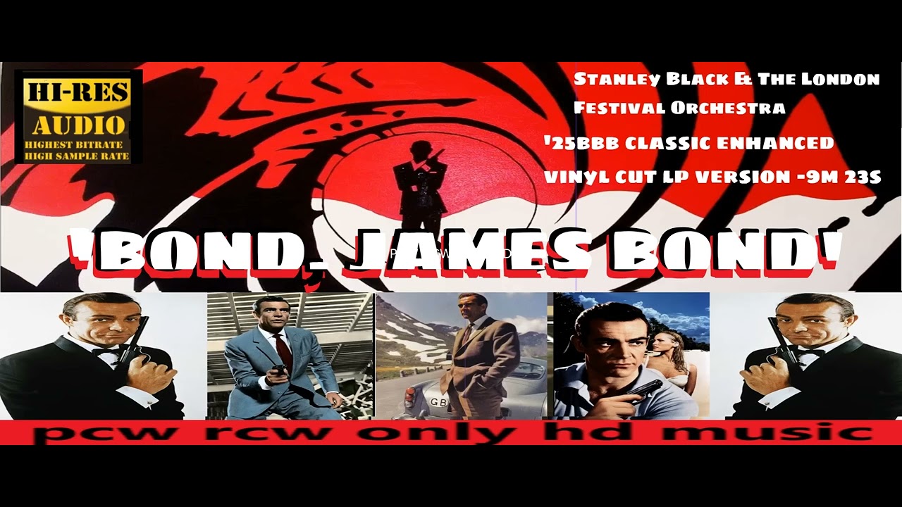 Stanley Black - Bond, James Bond (1966) -'25bbb remastered classic enhanced vinyl cut lp version ...