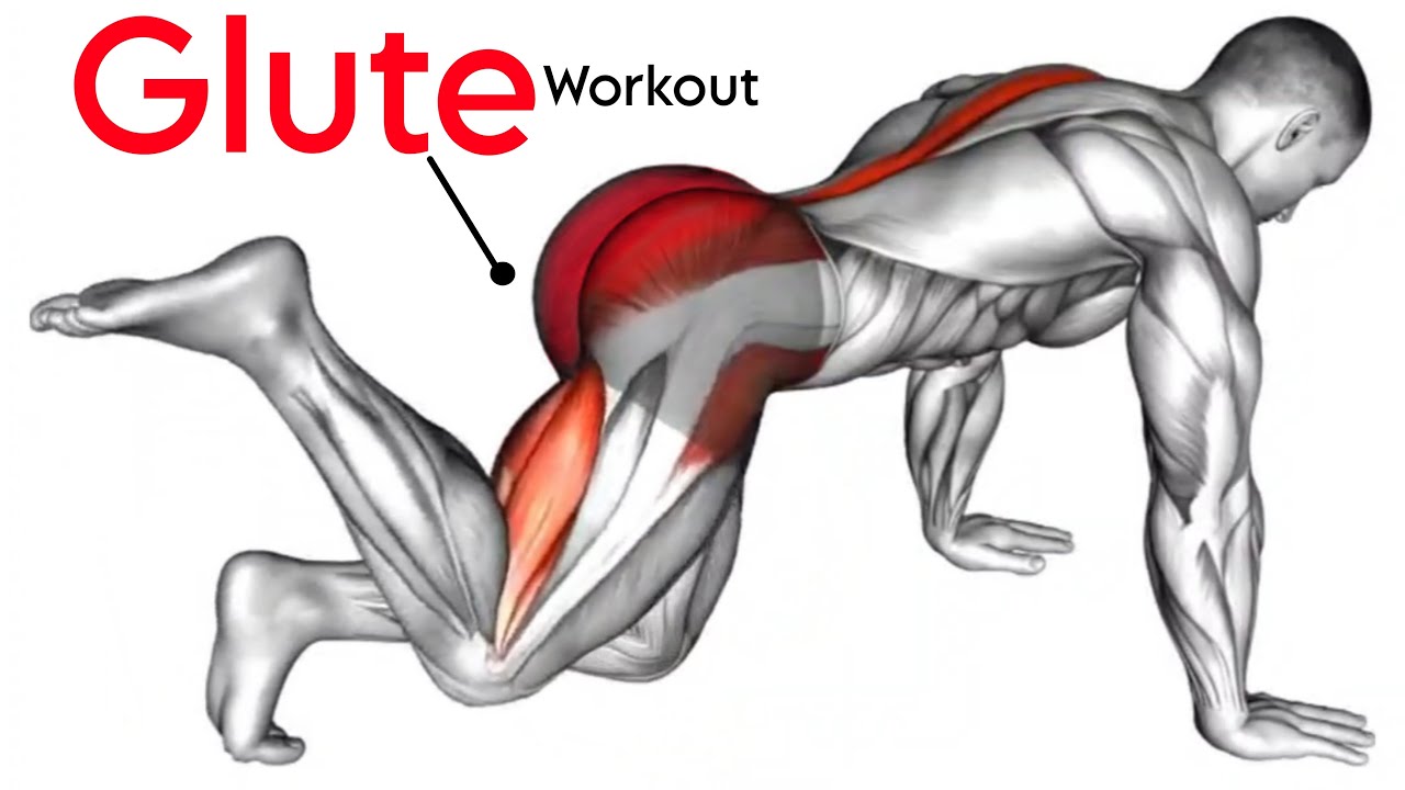 5 Minute GLUTE WORKOUT! Gym or Home Workout to Shape and Tone Like J Lo ...