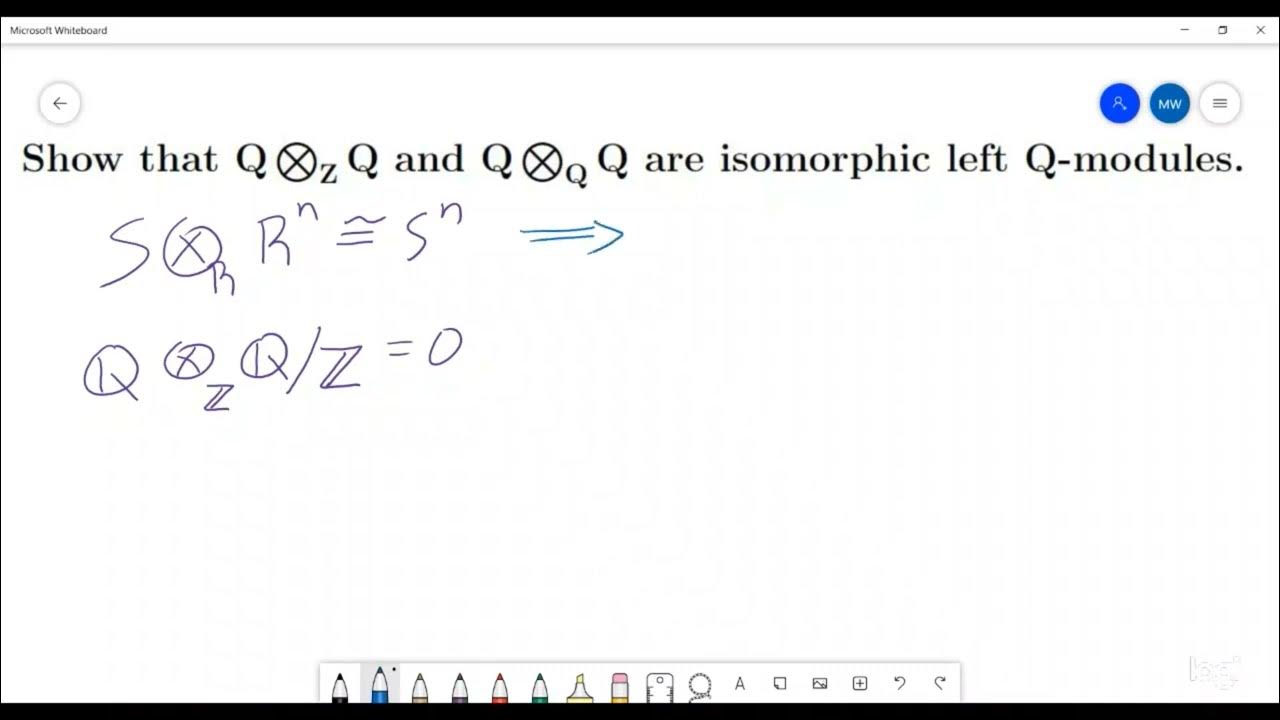 Showing two Q-modules are isomorphic - YouTube