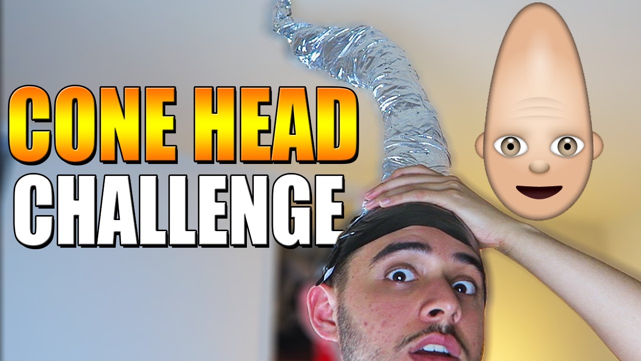 DUCT TAPE CONE HEAD CHALLENGE!! - YouTube