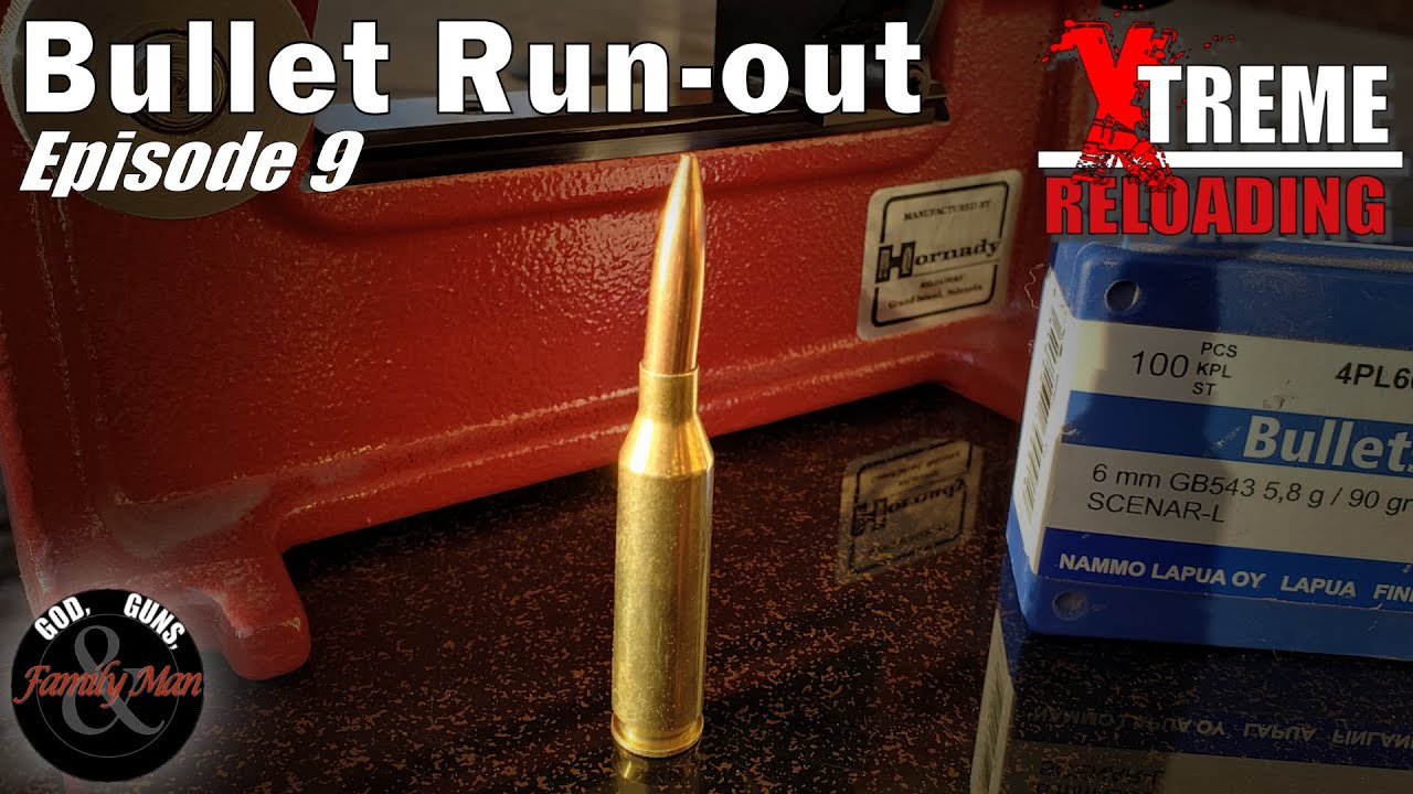 Extreme Reloading: Testing the effect of bullet run-out (ep. 09) - YouTube