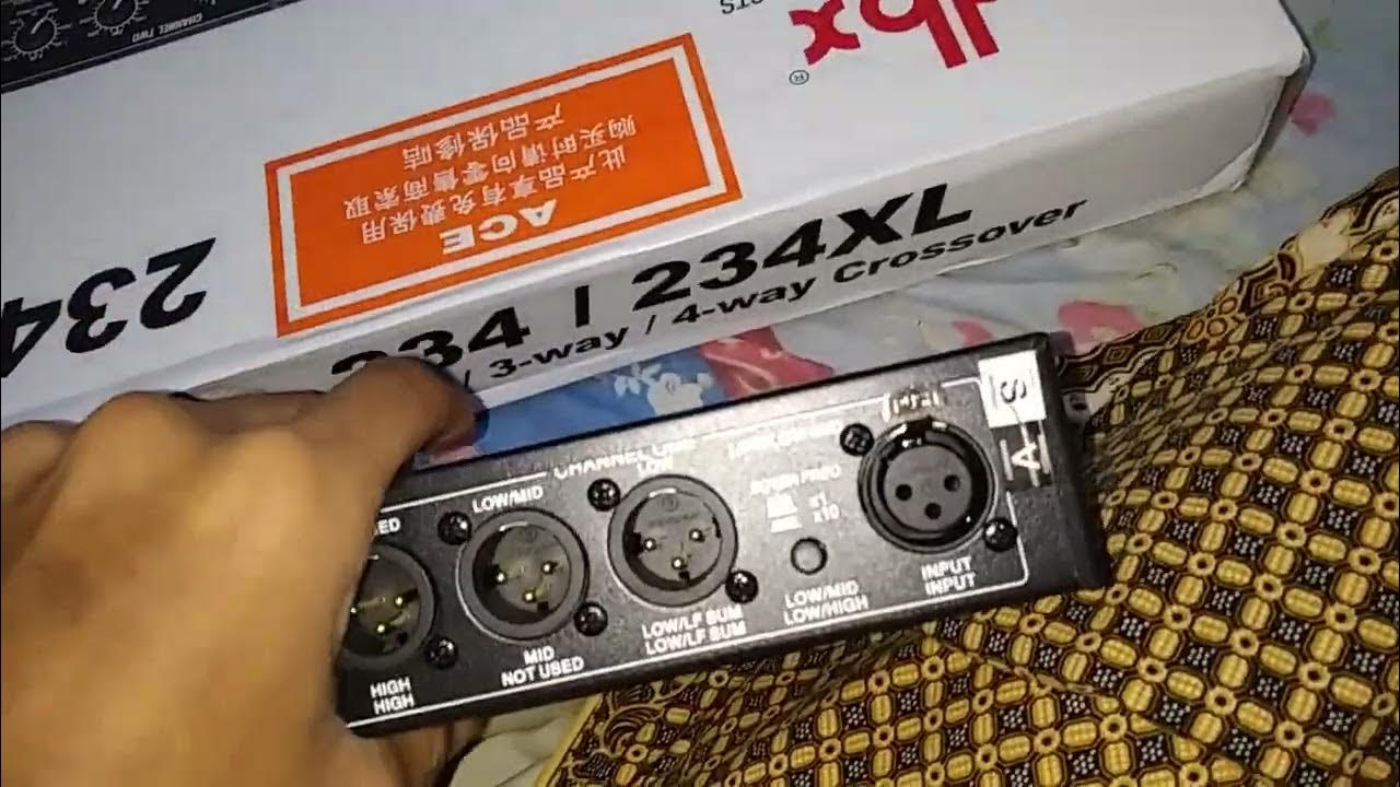 review crossover dbx 234XL made in usa kw.. - YouTube