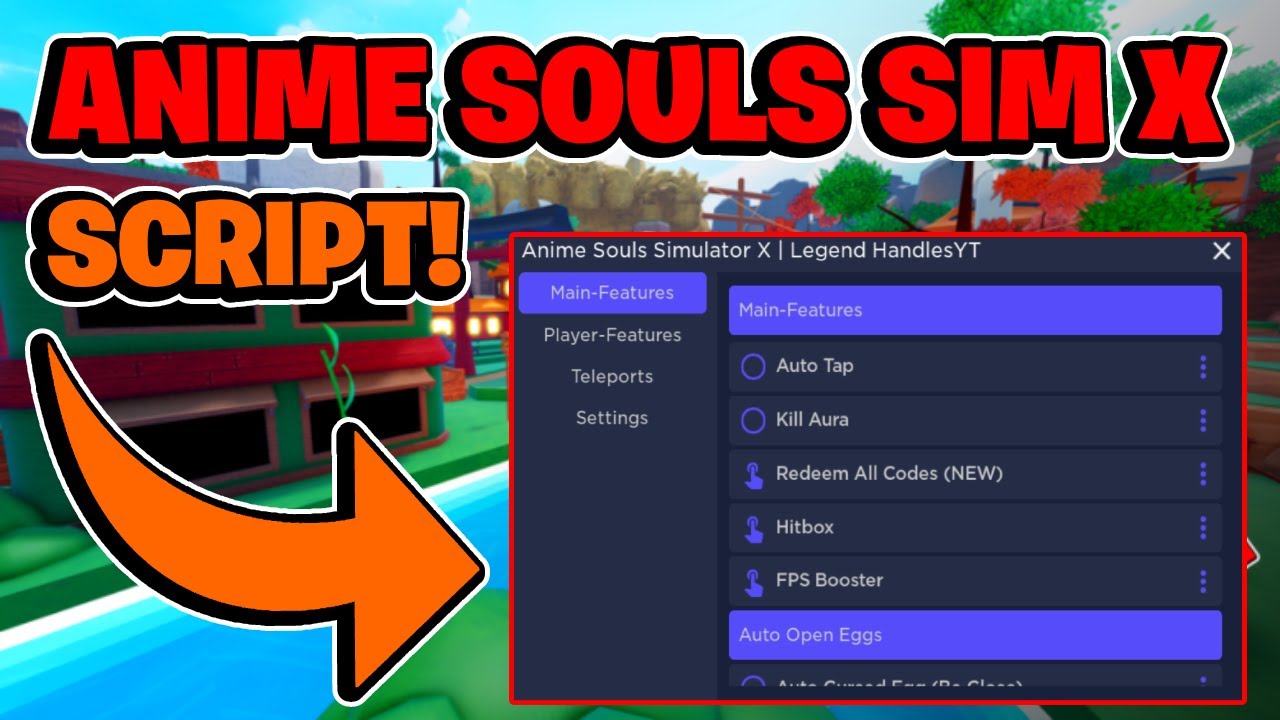 Anime Souls Simulator X Script GUI / Hack (INFINITE SOULS, AUTOFARM ...