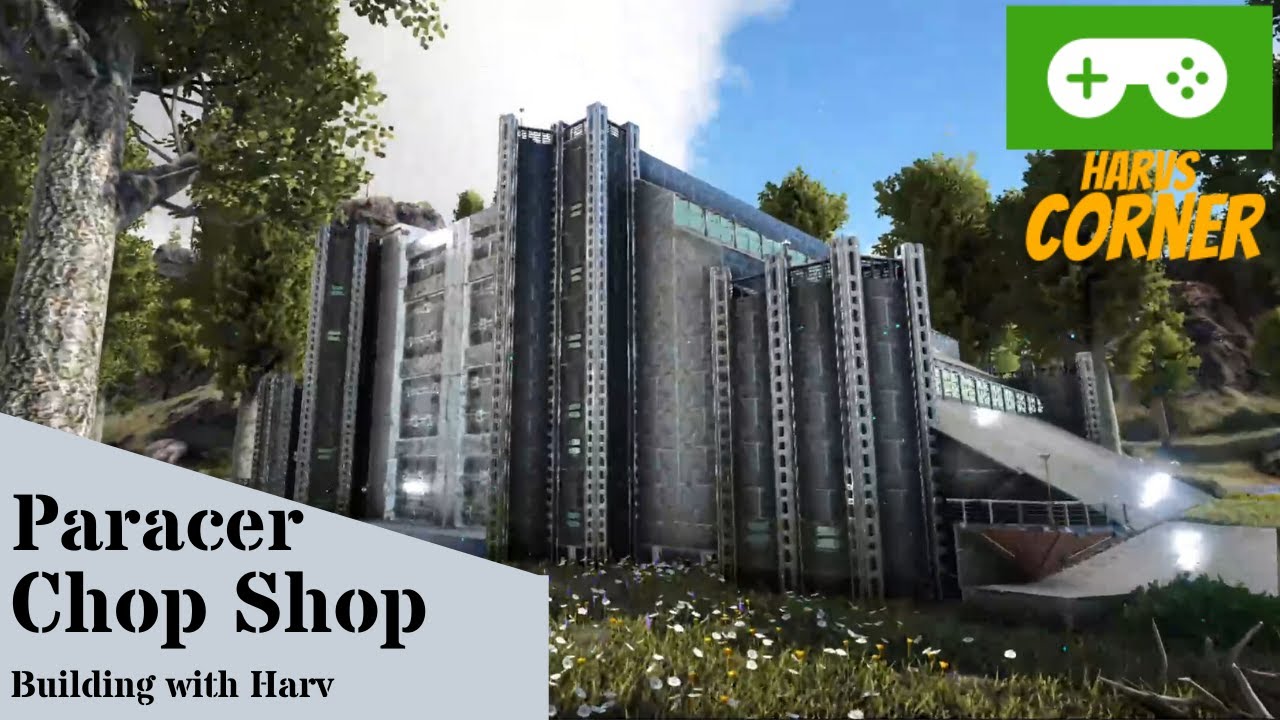 Ark Building: Paracer Chop Shop Speed Build (Ragnarok, No Mods) - YouTube