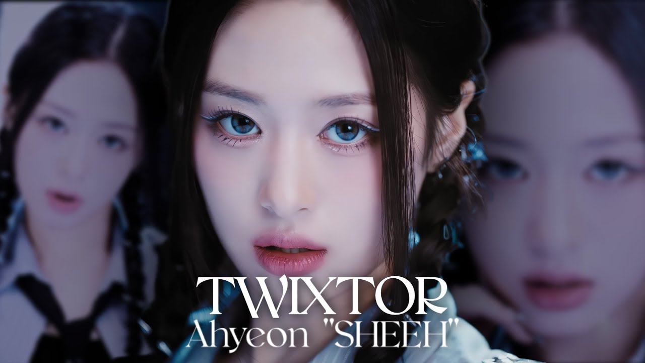 SLOWMO Twixtor AHYEON | BABYMONSTER - ‘SHEESH’ TEASER ae topaz quality ...