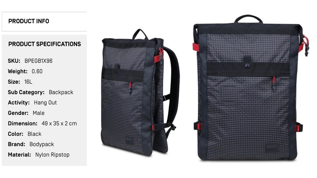 REVIEW TERBARU TAS BODYPACK KRIEG EVOLVE JOURNEY 16L || TAS BODYPACK ...