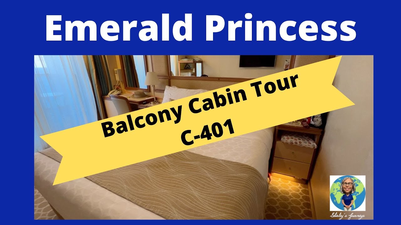 Emerald Princess Balcony Cabin C401 - YouTube