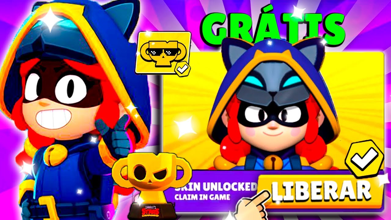 CHEGOU! 😍 CAT FELINA JESSIE - GRÁTIS 🎁 NOVO EVENTO no BRAWL STARS - YouTube
