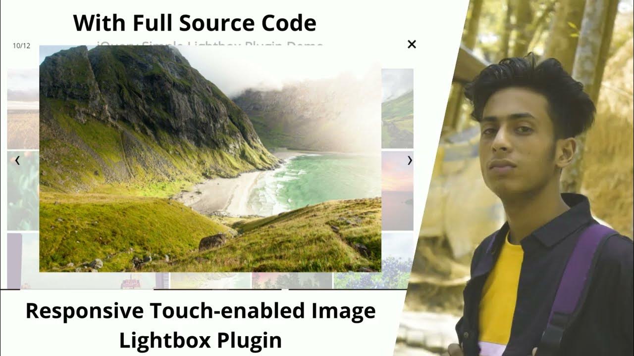 Responsive Touch-enabled Image Lightbox Plugin by jishaansinghal in 2022 - YouTube