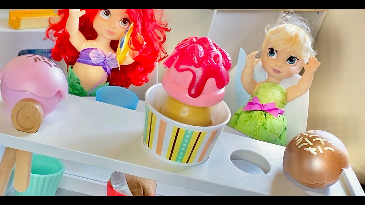 Cooking for Tinkerbell & Ariel !!!!! 🙀🍕🧁🍦 - YouTube