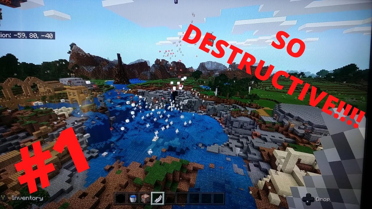 Tnt spawner with chickens. Uses Command Blocks. (Minecraft Builds and ...