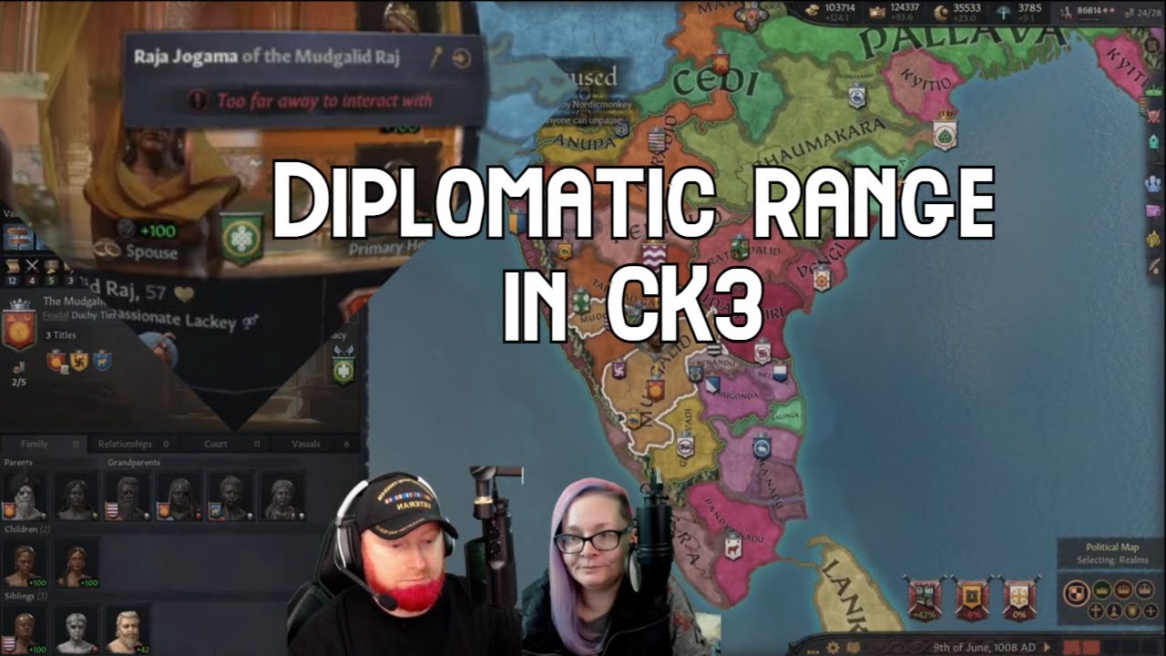 Diplomatic Range in Crusader Kings 3 - YouTube