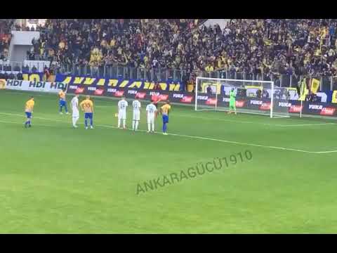 ANKARAGÜCÜ-KASIMPAŞA Gerson Rodrigues Penaltı Gölü tribün çekim