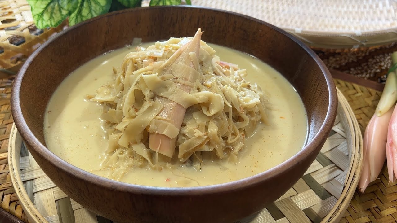Masakan Tradisi | Rebung Masak Lemak Putih Berkacang # ...