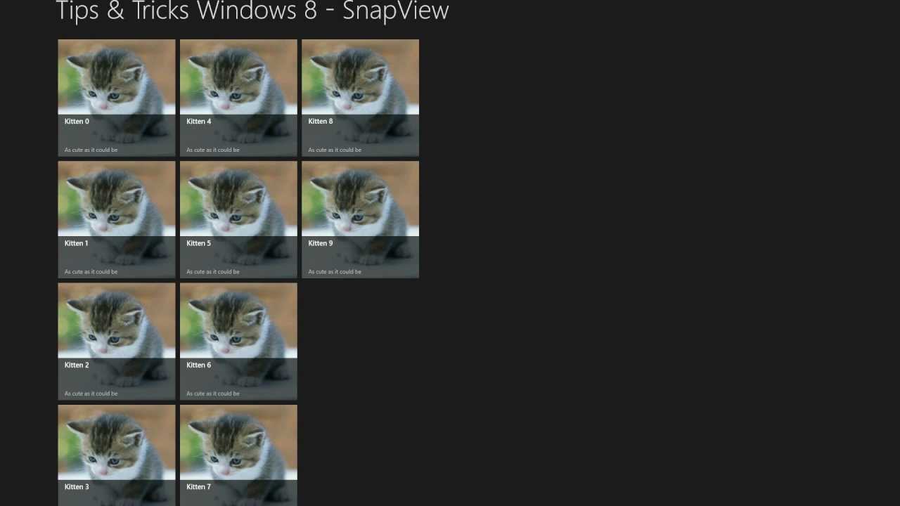 Windows 8 Tips & Tricks. Cómo implementar Snap View (XAML/C#) - YouTube