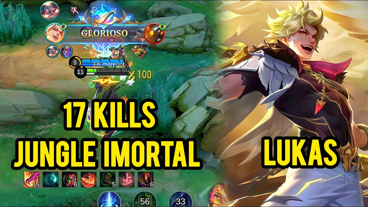 LUKAS É O NOVO MONSTRO DO MOBILE? – LUKAS GAMEPLAY MOBILE LEGENDS - YouTube