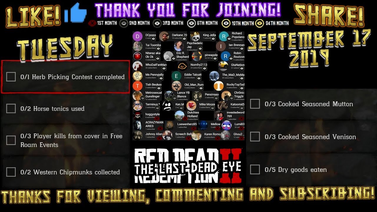 Daily Challenges Madam Nazar Chipmunk Mutton Venison Locations RDR2 Red ...