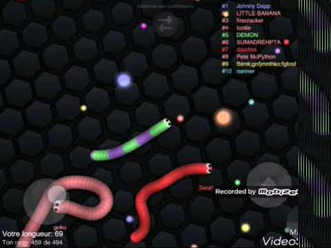 Slither.io-la rage😲 - YouTube