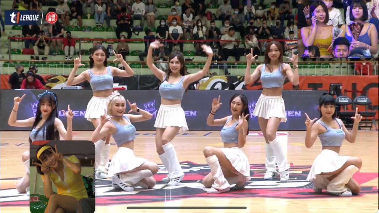 【T1 LEAGUE 】本日臺中太陽 Shiny girls 啦啦隊表演 - YouTube