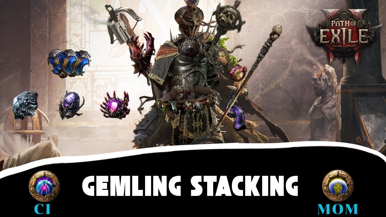 Sacrifice minion for Power Charge | Gemling Stacking build | POE2 - YouTube