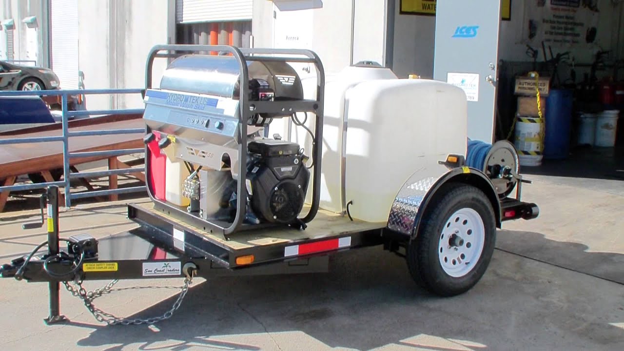 Hydro Tek Hot Water Pressure Cleaning System 4000 PSI @ 5 GPM Single ...