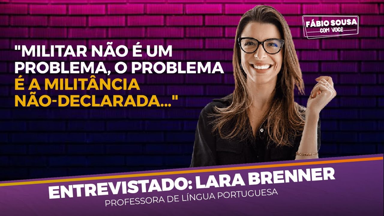 ENTREVISTA COM A PROFESSORA DE LÍNGUA PORTUGUESA LARA BRENNER - YouTube