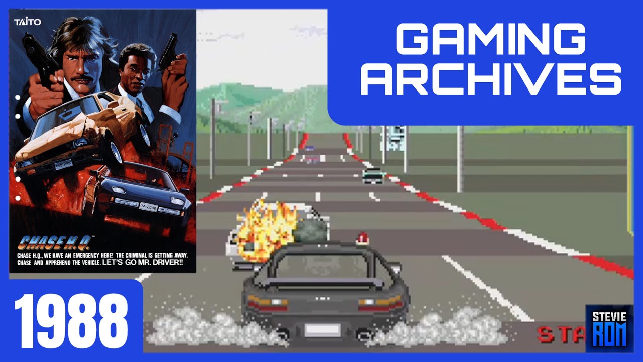 Chase H.Q. Arcade Gameplay - 1988 Gaming Archives - YouTube