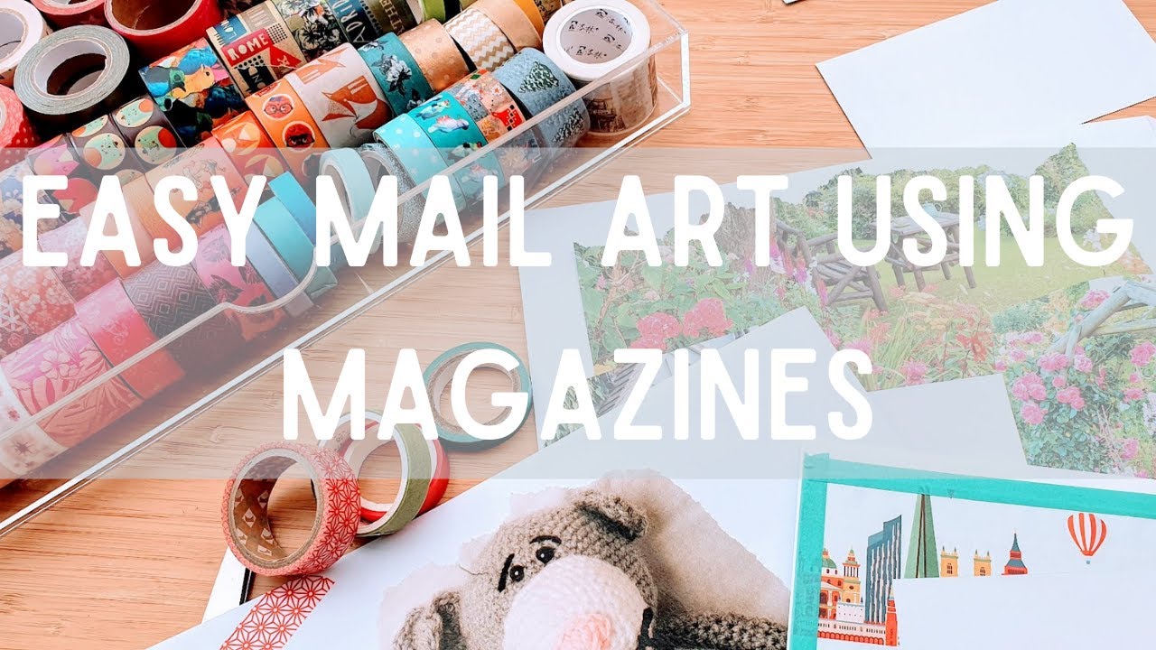 Easy Mail Art Using Magazines - YouTube