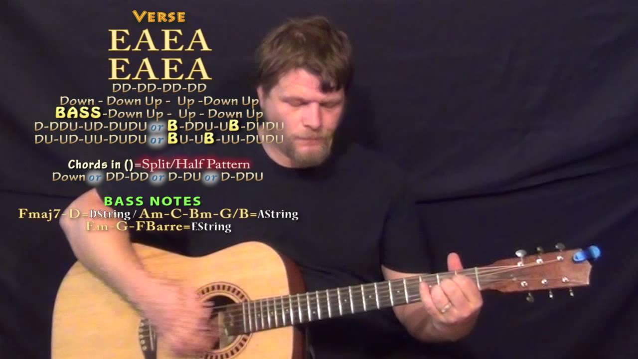 Drunk Dial (A Thousand Horses) Guitar Lesson Chord Chart in E - YouTube
