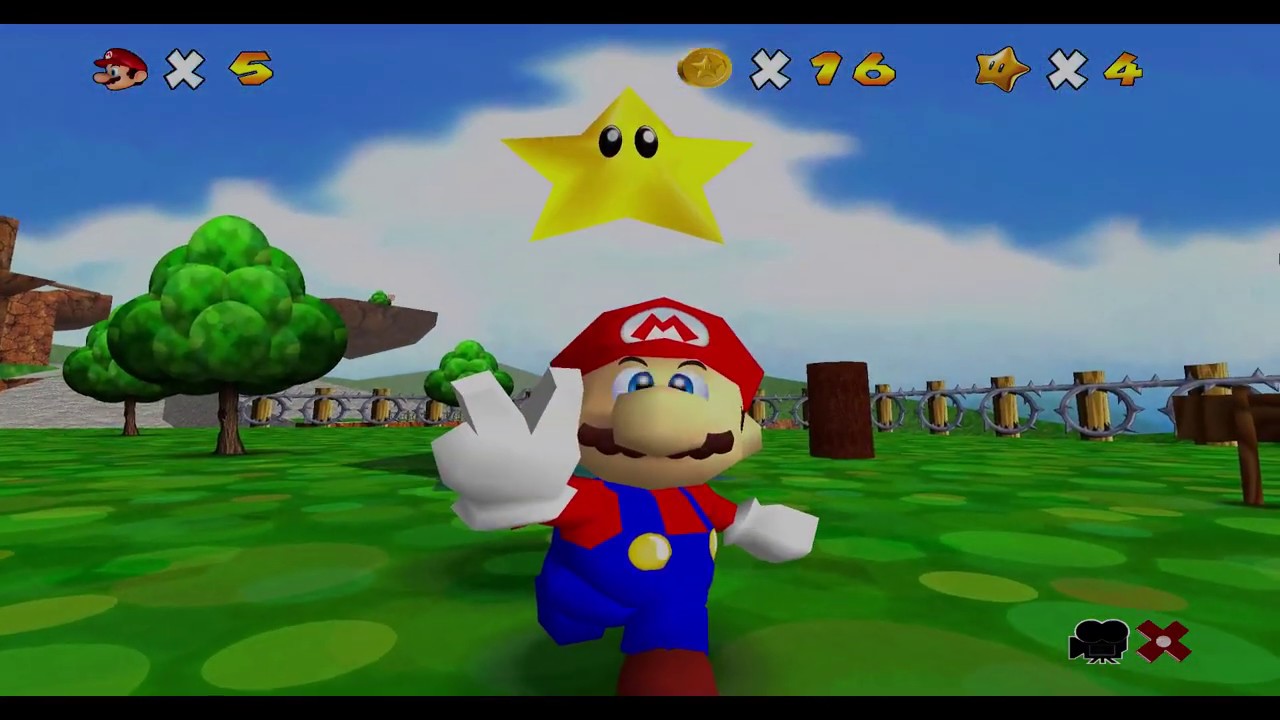 Mario 64 HD texture - part 01 - YouTube
