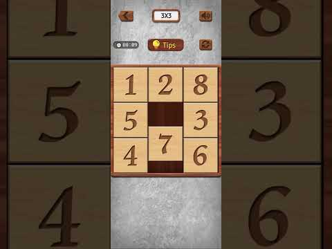 Solving 3x3 number puzzle in 16s  (Numpuz - Number Puzzle Games by DoPuz Games)#casual #numpuz #game