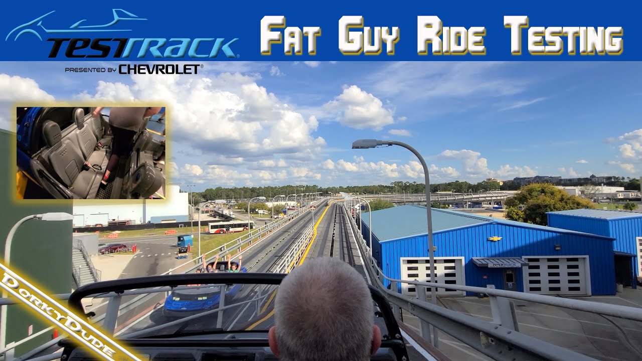 Test Track - Fat Guy Ride Testing at Disney's EPCOT with on ride 4K POV ...