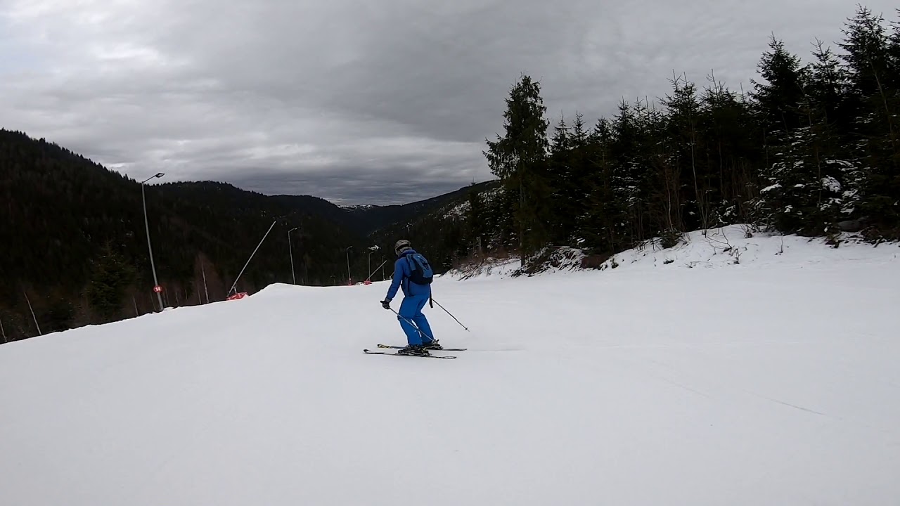 Ski la Marisel, Cluj, 1 martie 2020 - YouTube