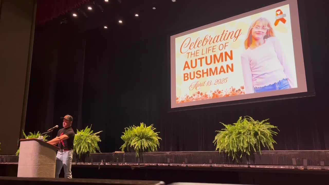 Mark Bushman speaks at Autumn Bushman's Celebration of Life - YouTube