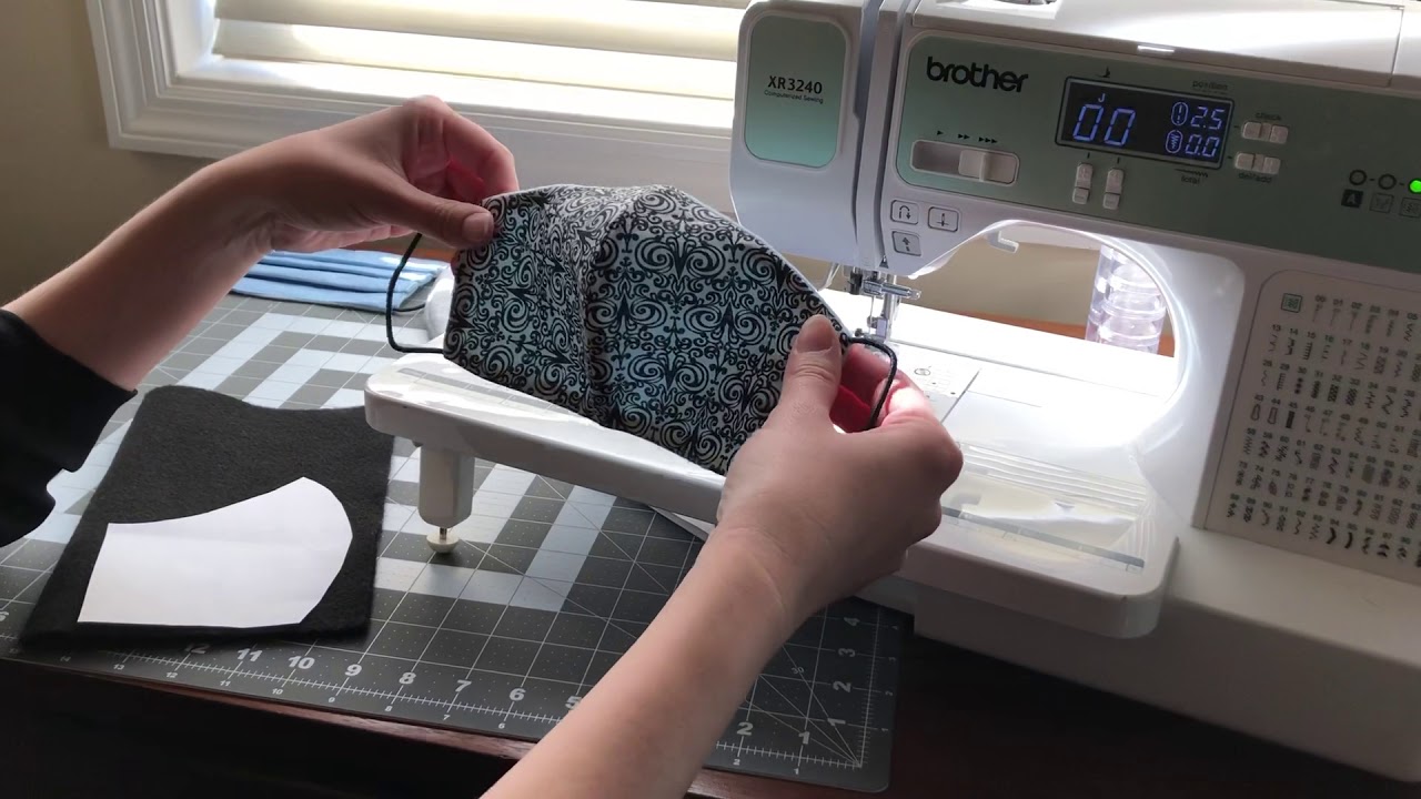 Easiest Sewn Face Mask Tutorial - YouTube
