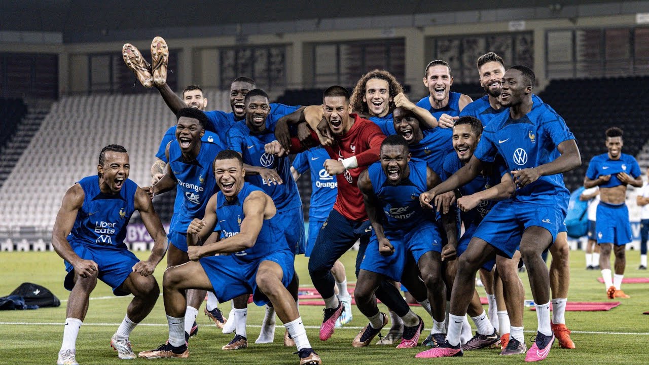France team training today ahead of World Cup Semi-final against ...