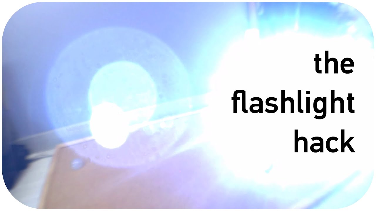 the flashlight hack | Rubén Moreno - YouTube