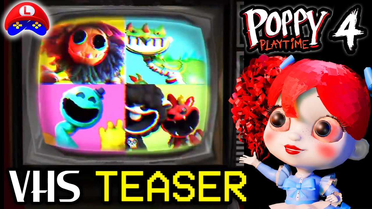 Poppy Playtime Chapter 4 - NEW JINGLES VHS COMMERCIALS ANNOUNCED (First ...