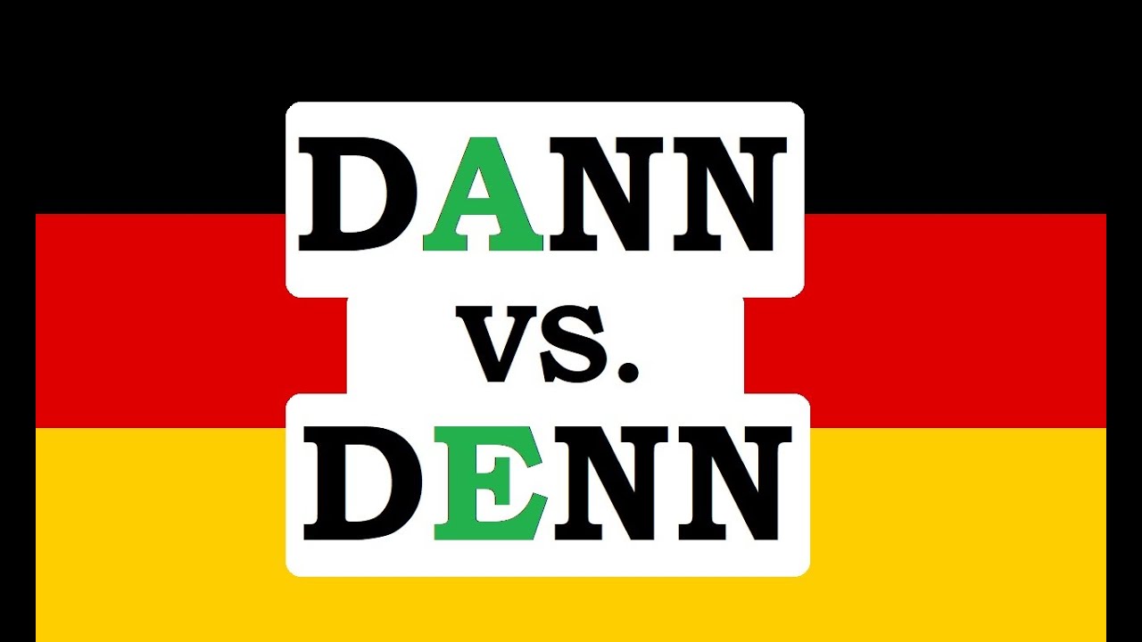 Invata Germana | VOCABULAR | DANN si DENN - YouTube
