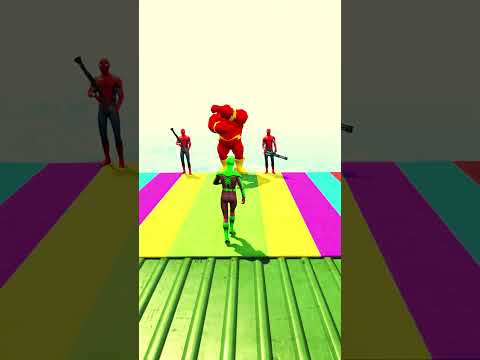GTA5 SPIDER MEN ep157#JUMPS#VIRAL SHORTS#HULK#gta5  videos#crazy jumps#professor gaming
