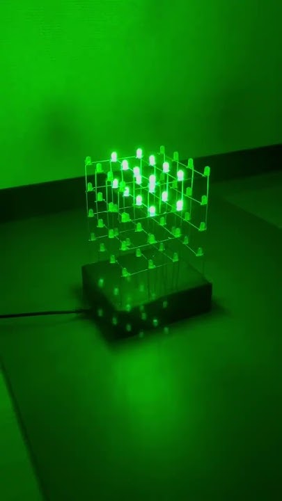 4x4x4 Led cube using Arduino Nano - YouTube