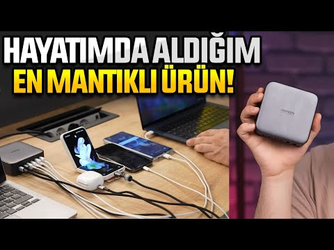 HAYATIMDA ALDIĞIM EN MANTIKLI ÜRÜN! UGREEN 200W Adaptör!