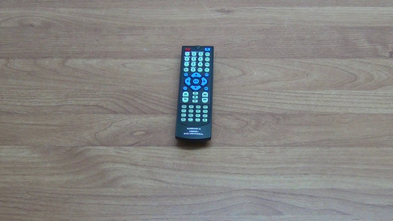 HAIER DVD Player Remote Control - YouTube