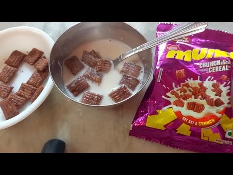 Munch Crunchilicious Cereal🍫🥛 🥣 #chocos #breakfast #chocolaty #milk # ...