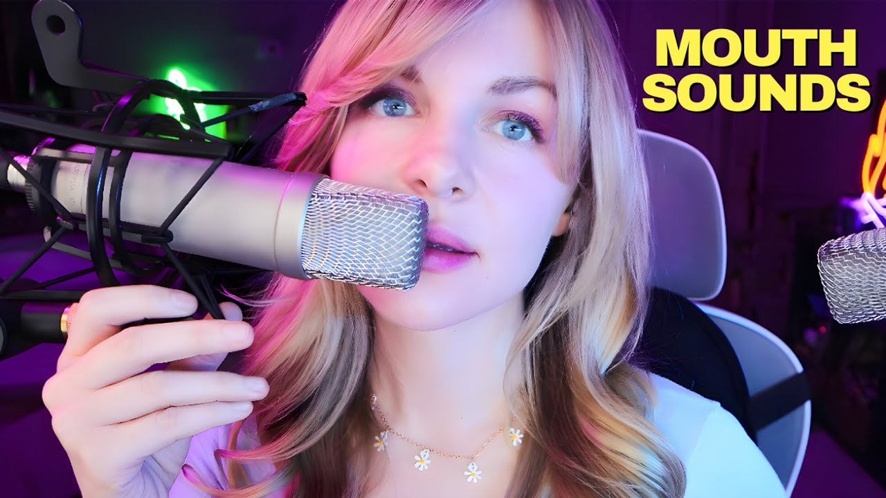 ASMR Fast and Aggressive Mouth Sounds (Up Close with ASMR Hand Sounds ...