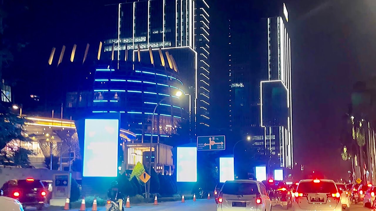 Night Driving PIK 2 Dari COVE at BATAVIA - Pantjoran - GOLF ISLAND ...