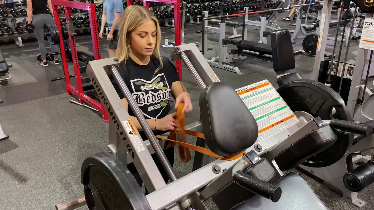 Reverse-Banded Hack Squat - YouTube