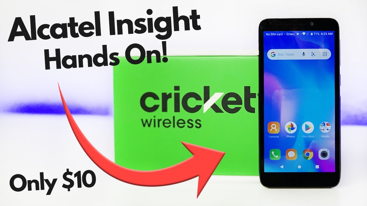 Alcatel Insight for Cricket Wireless! (Only $10) Hands-On & First ...