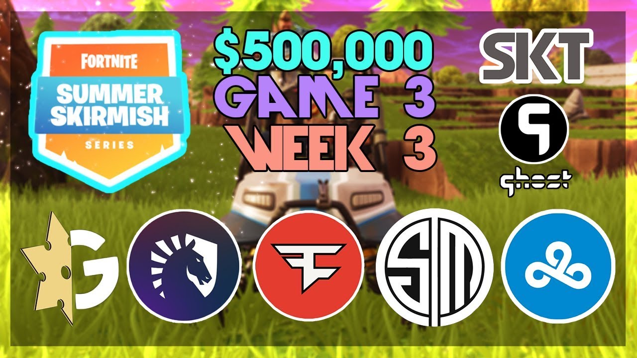 500 000 🥊summer Skirmish Tournament Na🥊 Week 3 Game 3 Fortnite Youtube