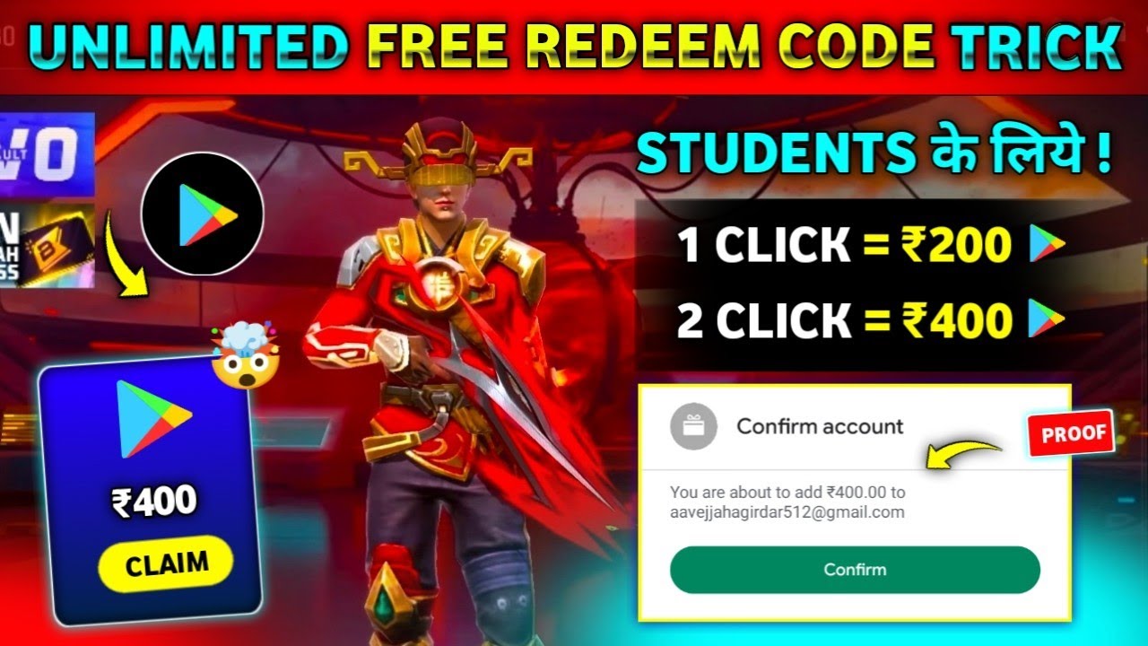 Google Play Redeem Code kaise Len - YouTube